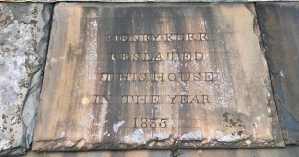 Slate records that Henry Kerr was here - way back in 1835! - Photo 1 of ...
