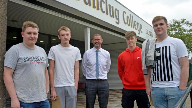 Plenty of reasons to celebrate for Dunclug College A-level pupils ...