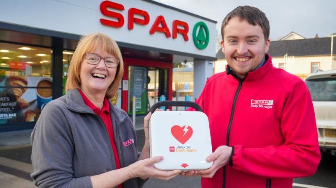 Defibrillator installed at Cullybackey Spar - Photo 1 of 1 - Alpha ...