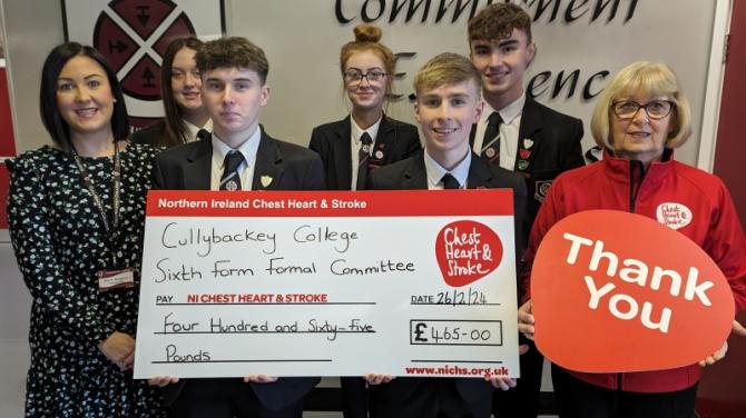 Cullybackey College raises £465 for CHS charity - Photo 1 of 1 - Alpha ...